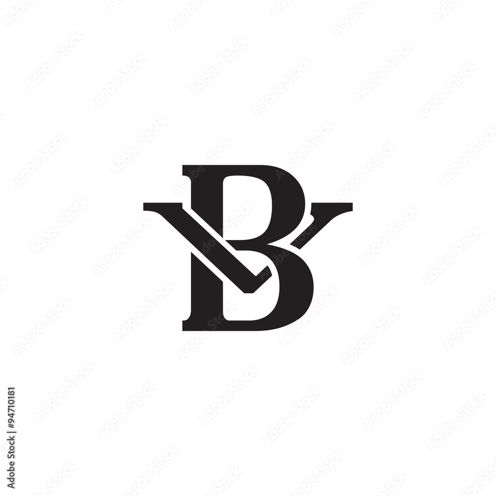 Letter V And B Monogram Logo Stock Vector Adobe Stock Letter V And B Monogram Logo Stock Vector Adobe Stock