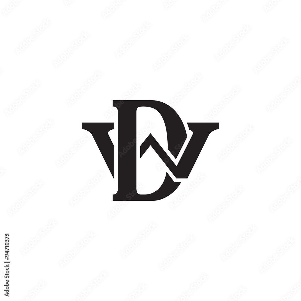 Letter W and D monogram logo Stock Vector | Adobe Stock