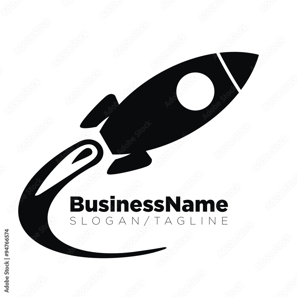 Rocket logo icon Vector Stock Vector | Adobe Stock
