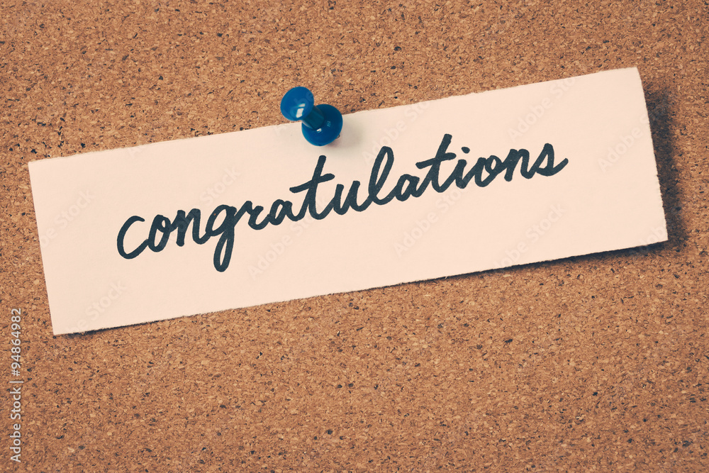 congratulations Stock Photo | Adobe Stock