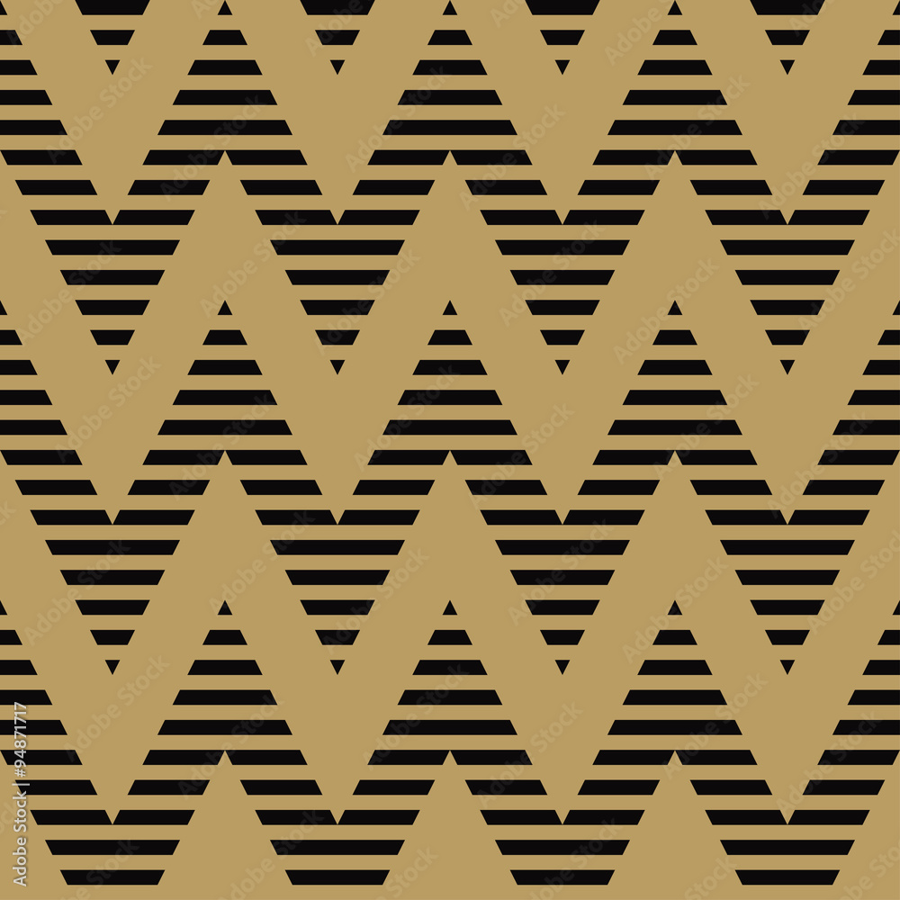 striped chevron pattern Stock Vector | Adobe Stock