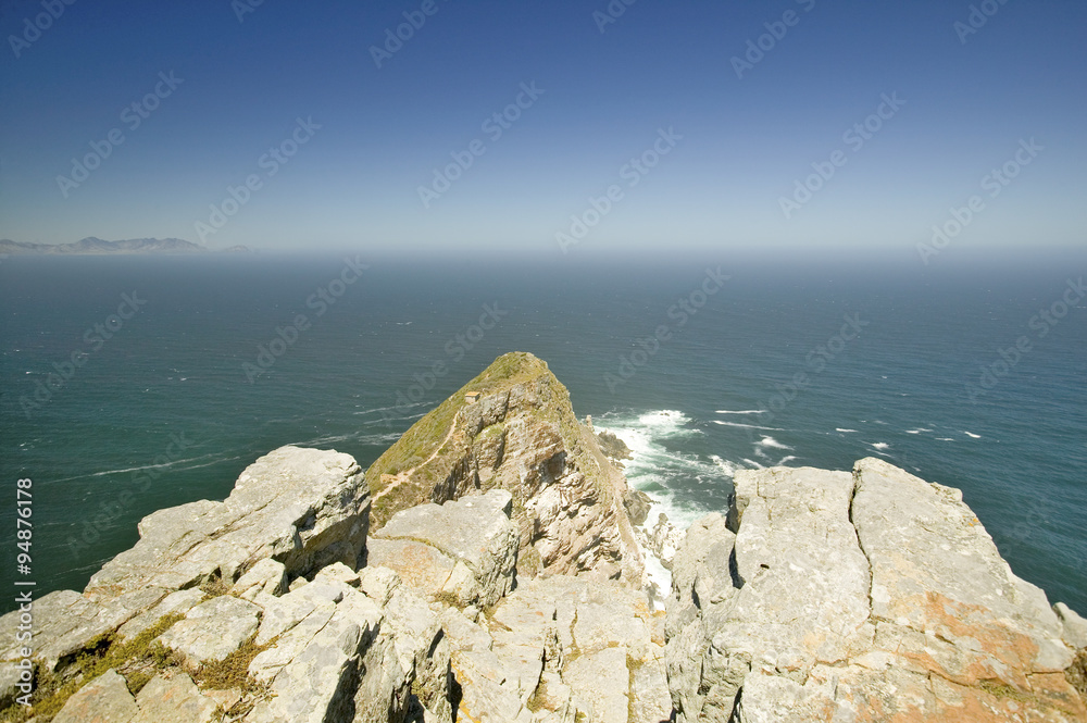 Indian Atlantic Ocean Meet Cape Point Africa
