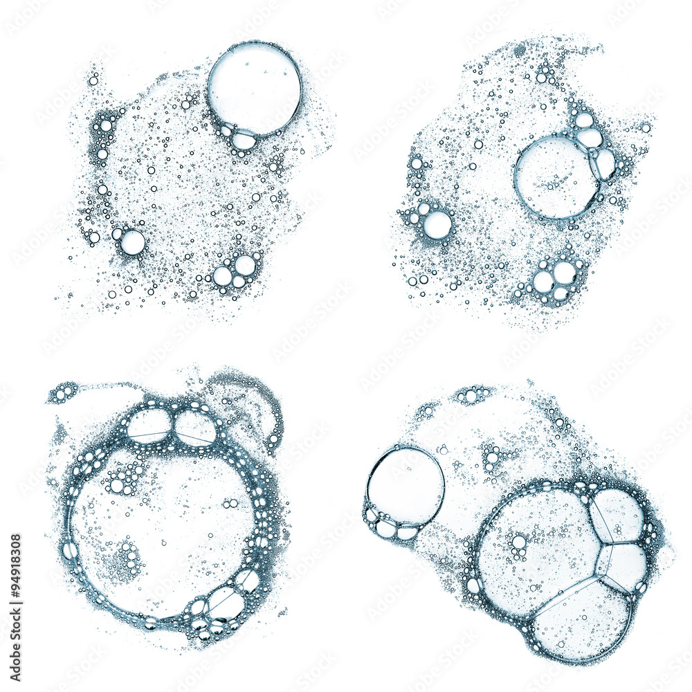 ISolated foam bubbles Stock Photo | Adobe Stock