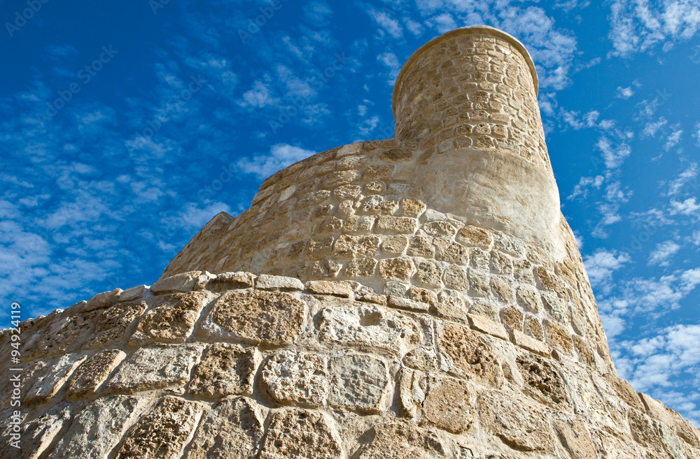 Bahrain, Manama , the Portuguese fort of the XVI century also known as ...