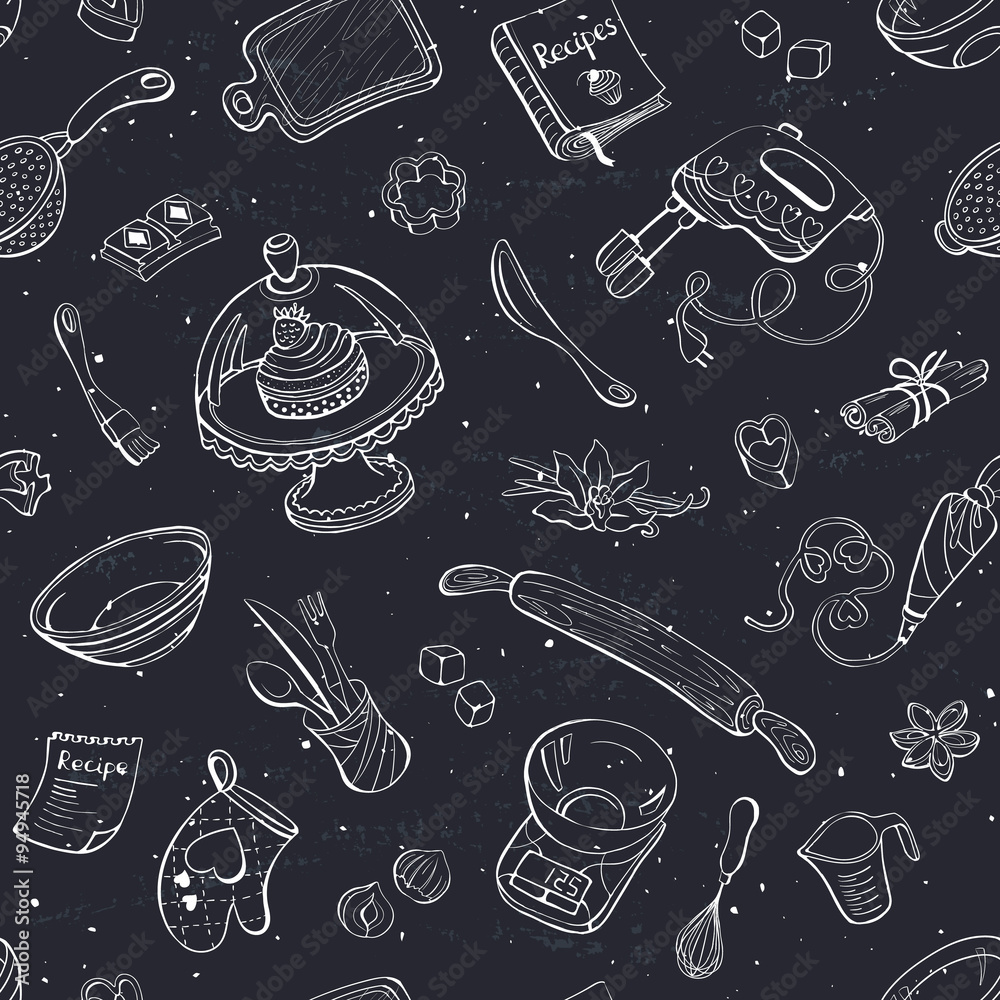 Baking Vector Background