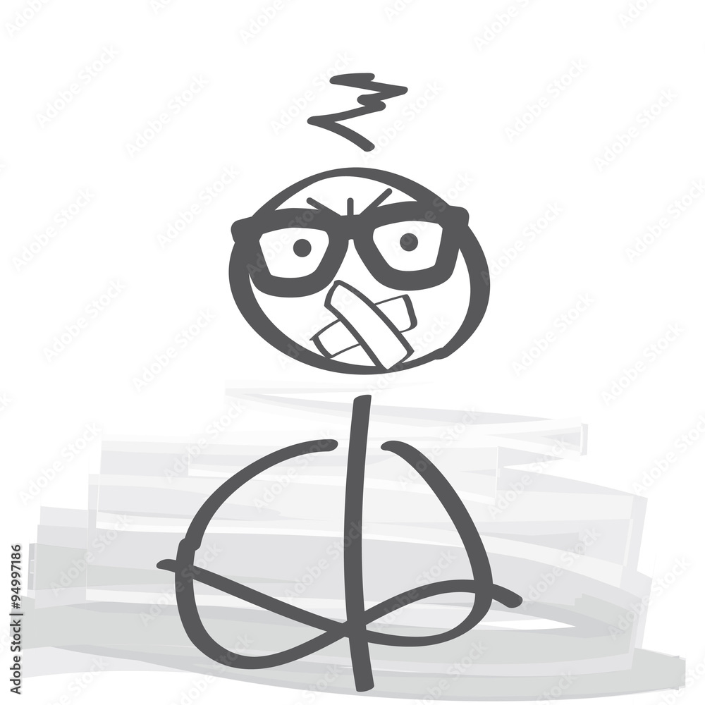 Schweigen - Redeverbot Stock-Vektorgrafik | Adobe Stock