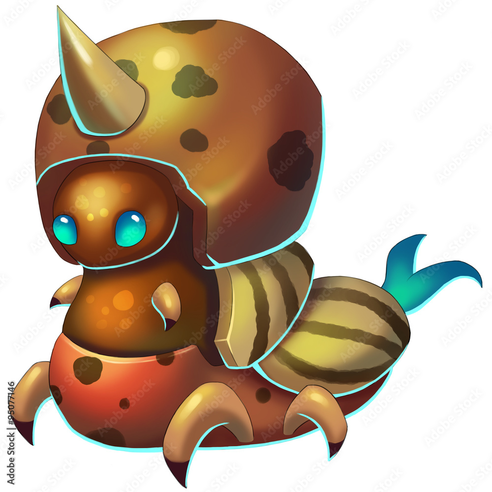 Unicorn Bug - Creature Design Stock Illustration | Adobe Stock