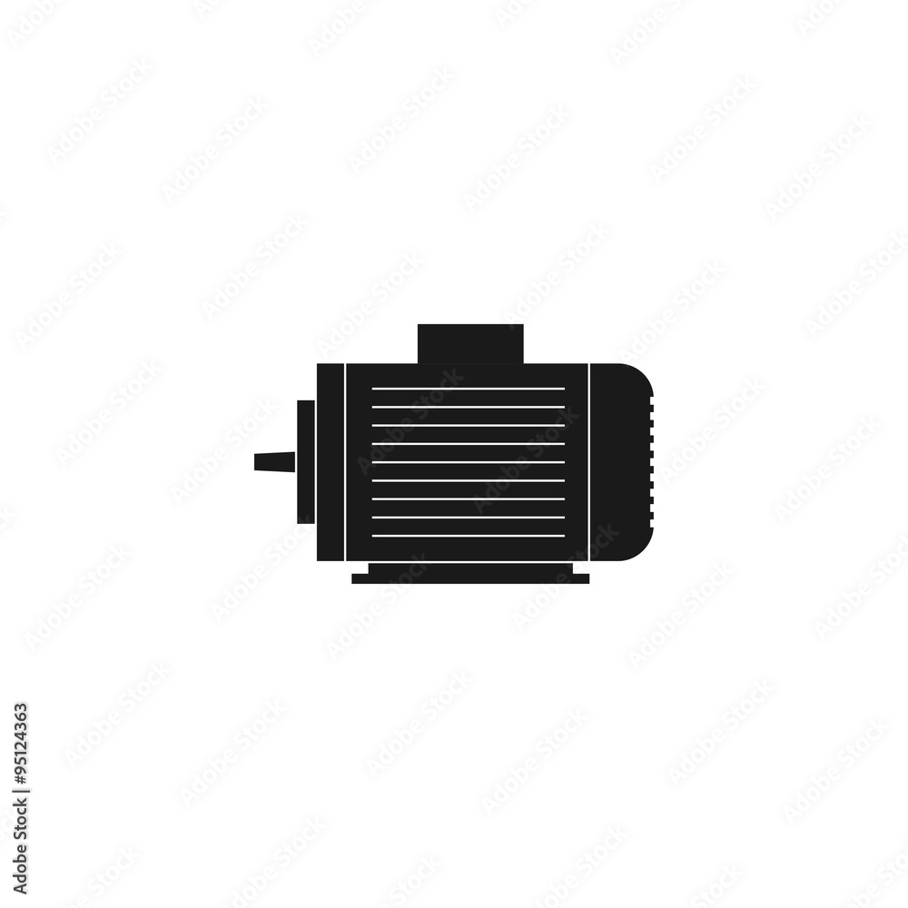 Electric motor icon Stock Vector | Adobe Stock
