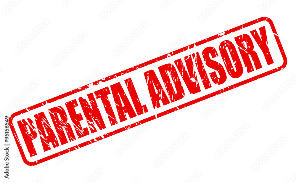 PARENTAL ADVISORY red stamp text Stock Vector | Adobe Stock