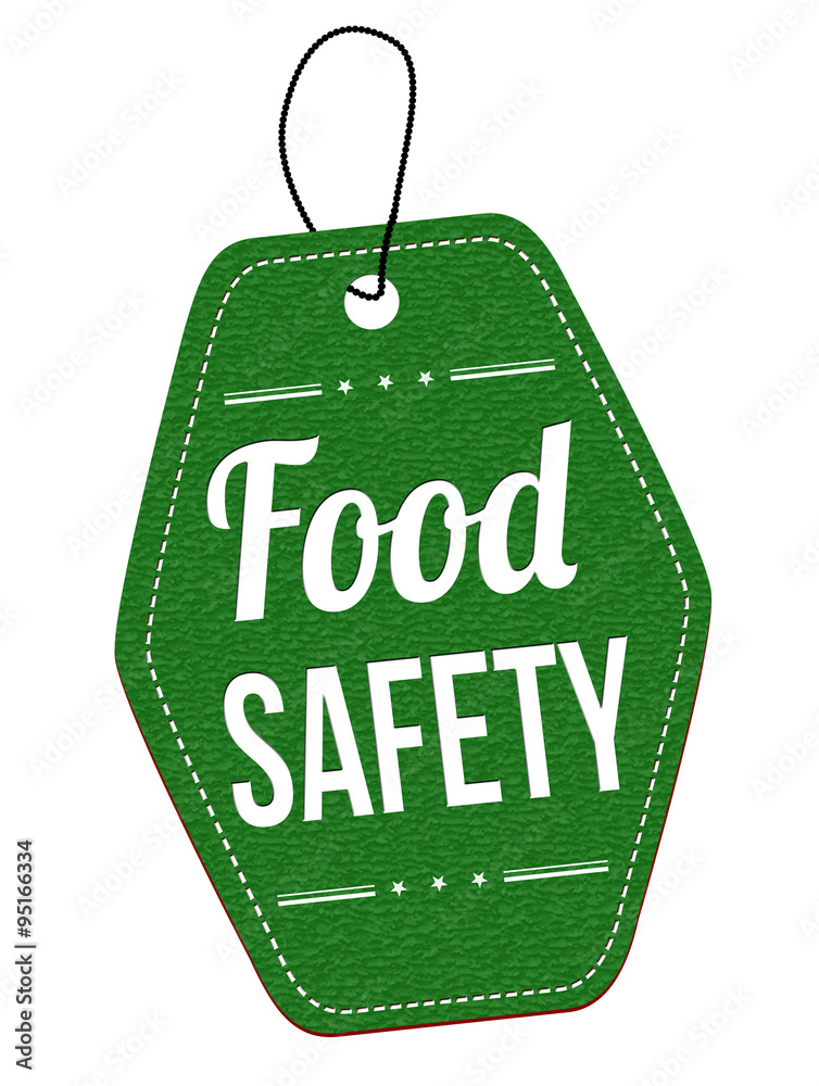 Food safety label or price tag Stock Vector | Adobe Stock