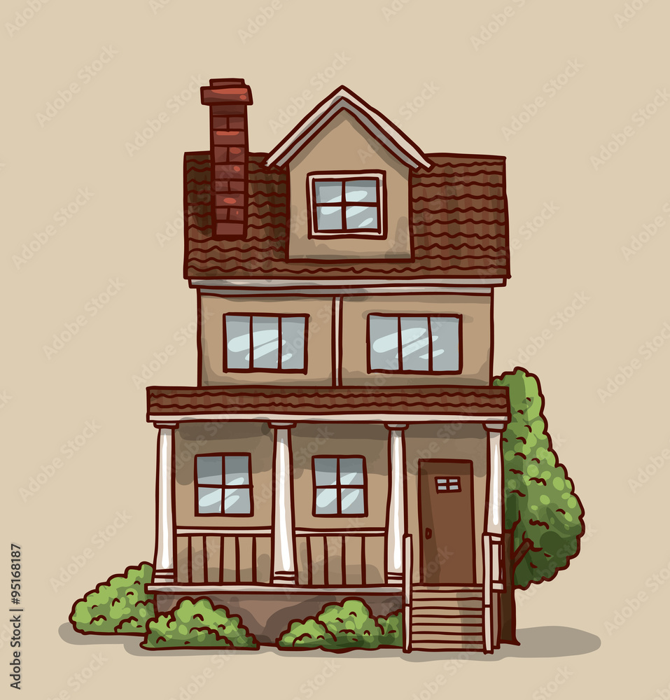 Cute Little Cartoon Houses