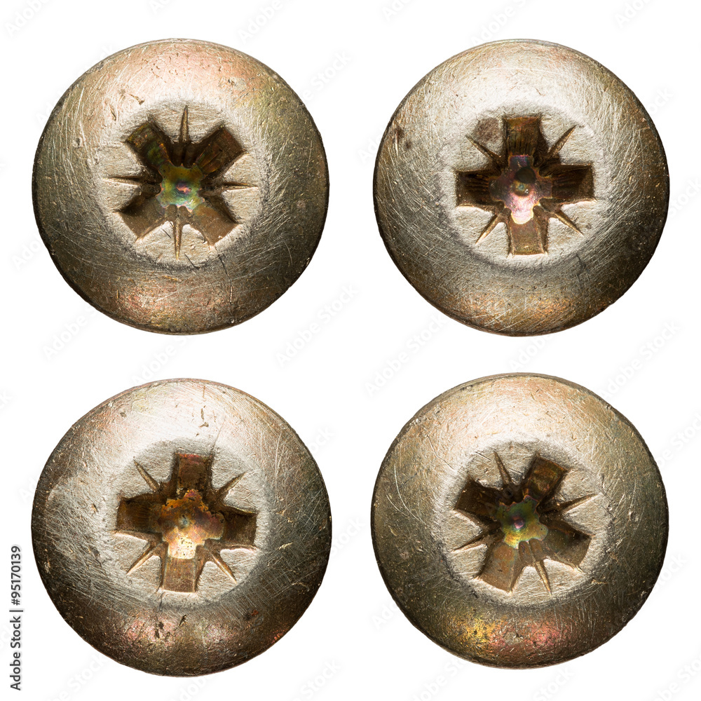 Screw heads Stock Photo | Adobe Stock