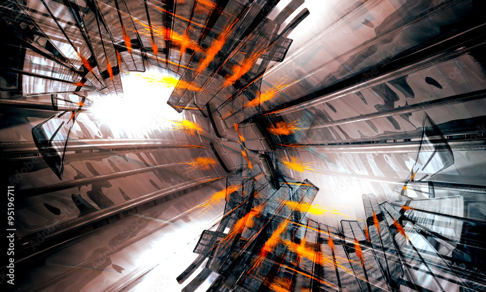 Explosion background Stock-Illustration | Adobe Stock