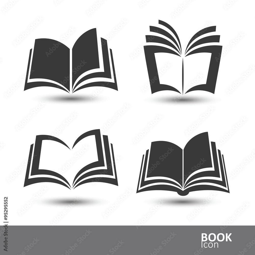 Book icons Stock-Vektorgrafik | Adobe Stock