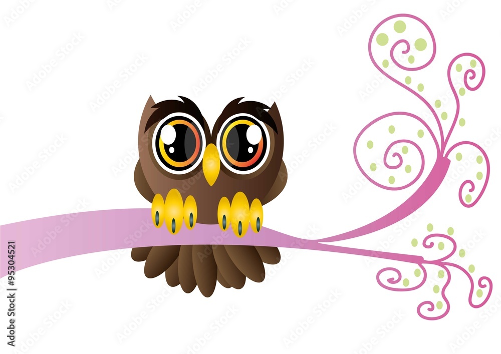 sowa Stock Vector | Adobe Stock