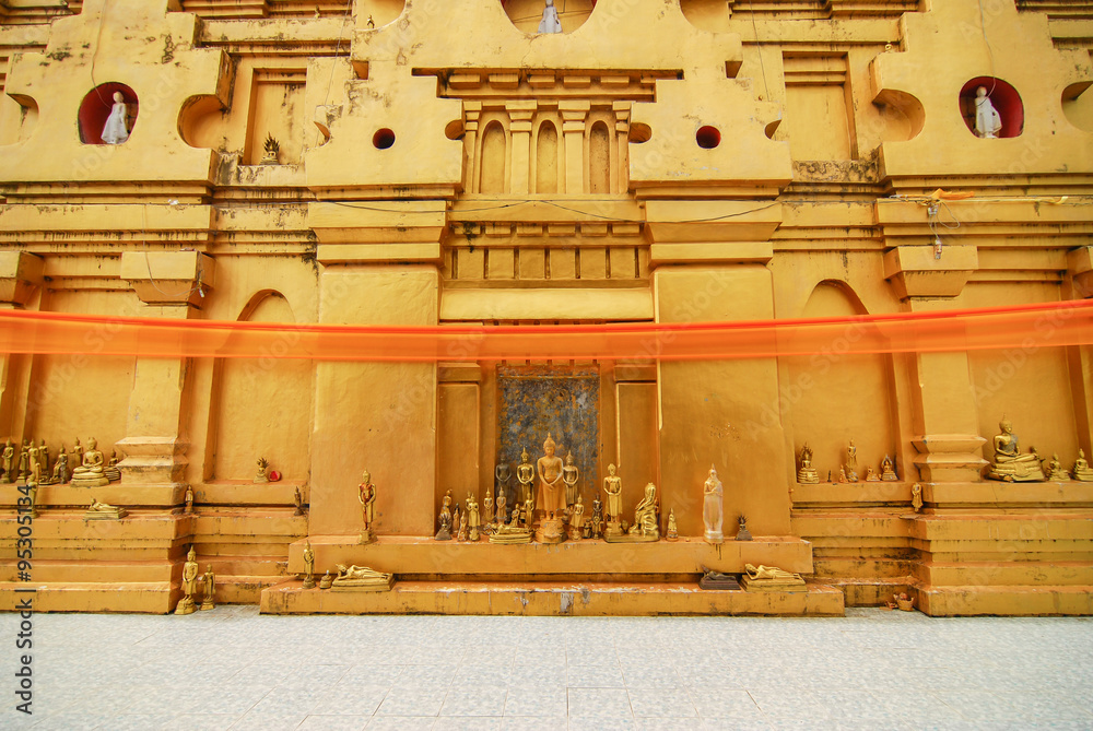 Chedi Buddhakhaya, built to mimic the Mahabodhi stupa of Bodhgay Stock ...
