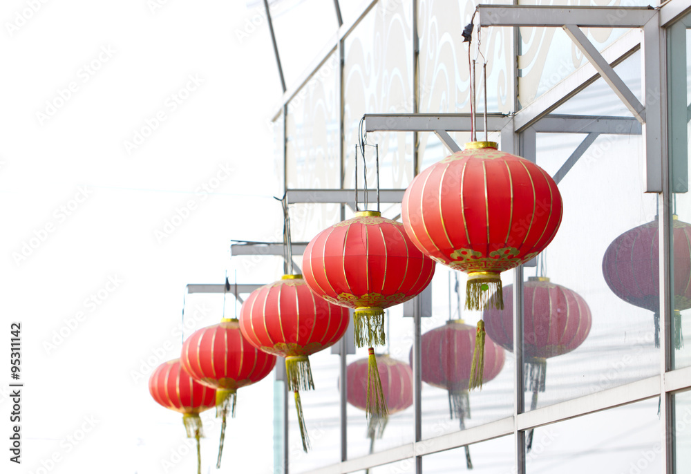 Traditional Chinese lantern. Stock Photo | Adobe Stock
