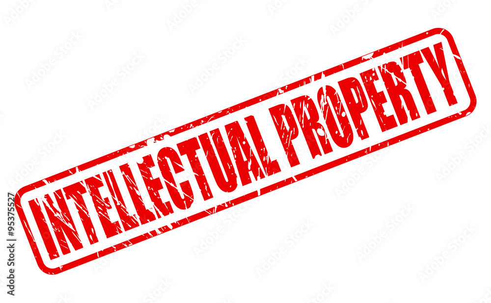 INTELLECTUAL PROPERTY red stamp text Stock Vector | Adobe Stock