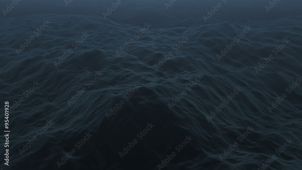 Stormy sea loop - 4k. Giant ocean, sea storm loop animation. High ...