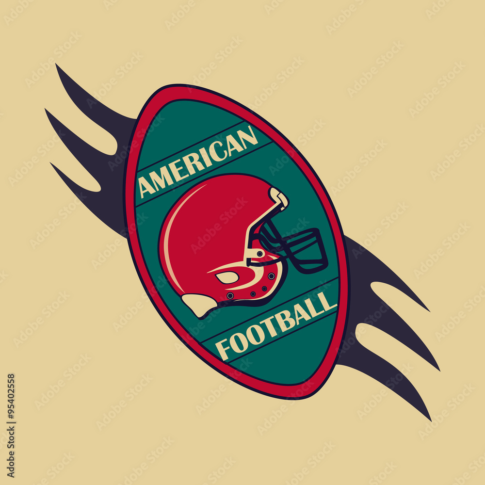 American Football logo and emblem Stock Vector | Adobe Stock