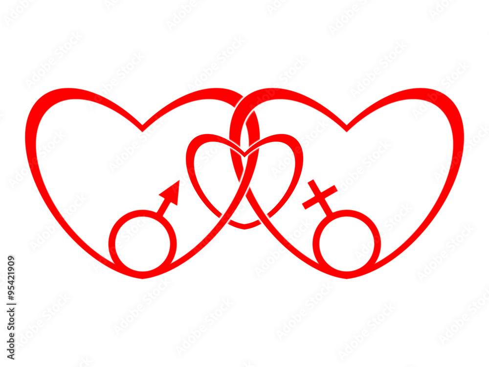 Symbol of the traditional family Stock Illustration | Adobe Stock