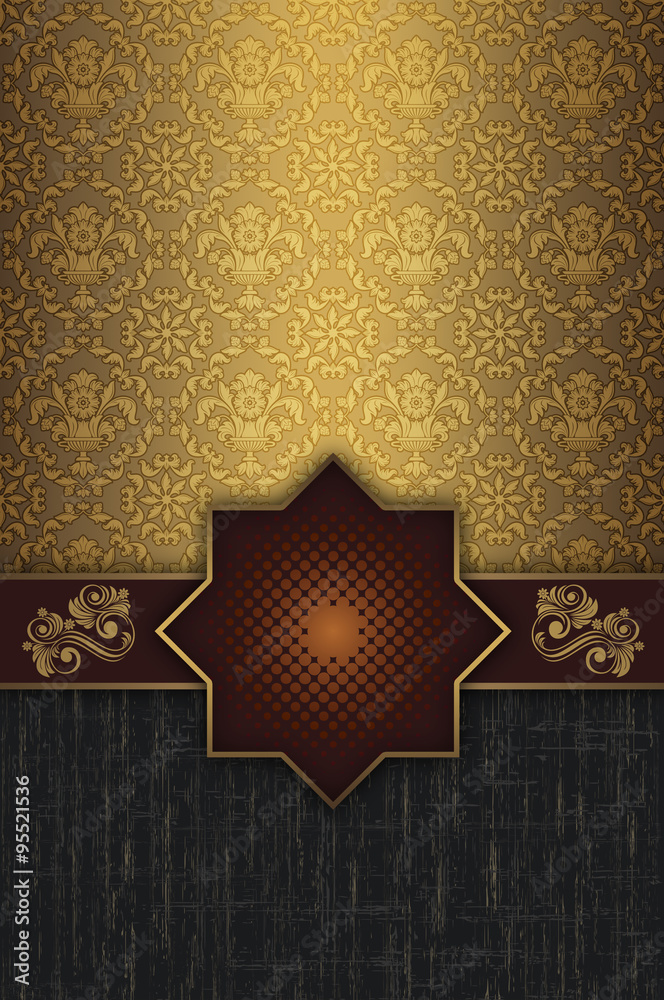 Gold Vintage Background Patterns