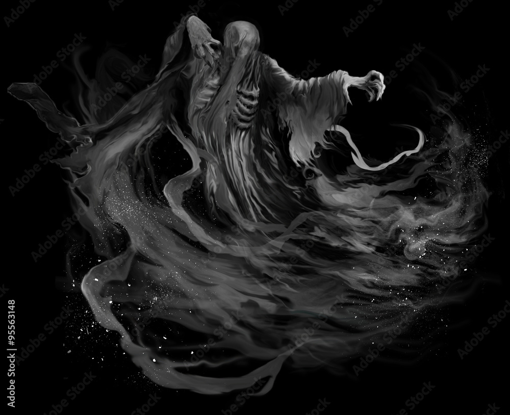 Floating Demon Stock Illustration | Adobe Stock