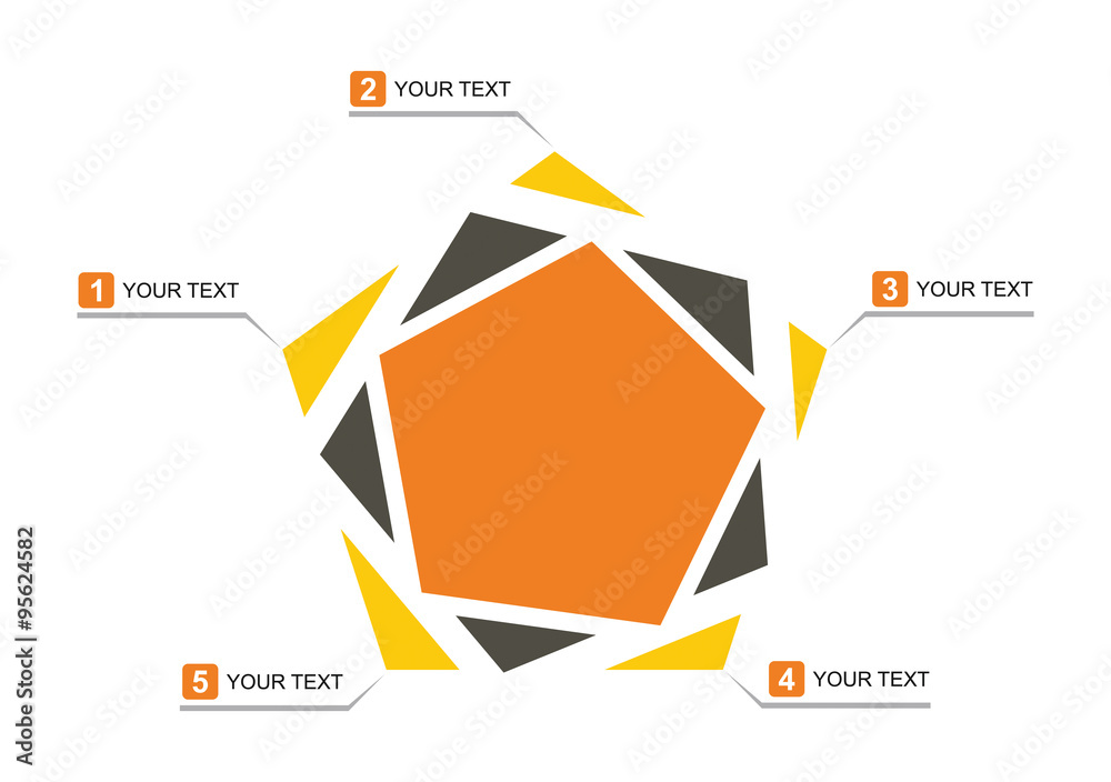 Flow chart template Stock Vector | Adobe Stock
