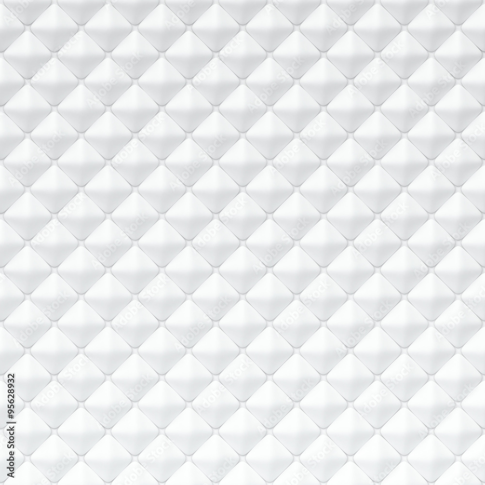 White square pyramids with rounded edges - abstract square background ...