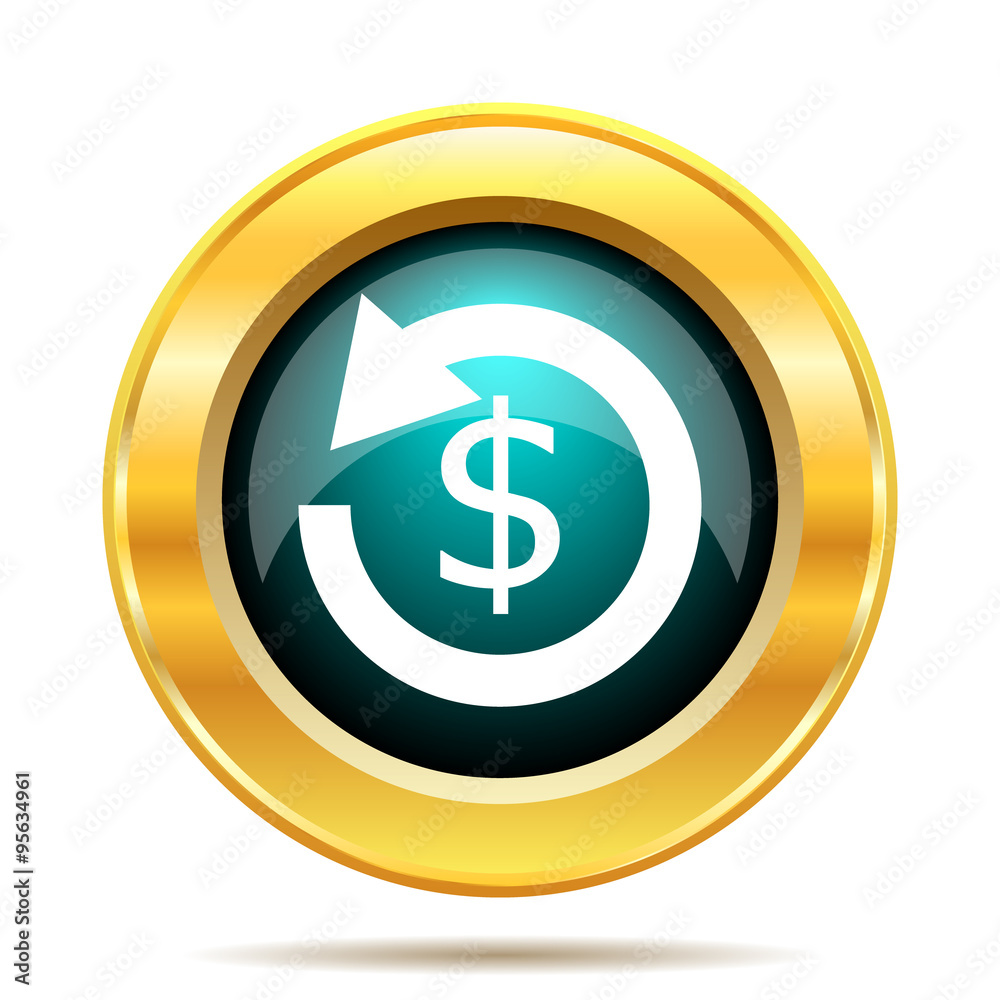 Refund icon. Stock Illustration | Adobe Stock