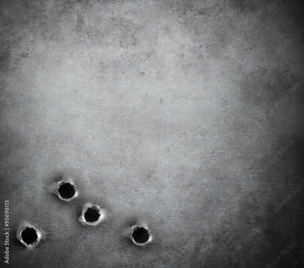 grunge metal background with bullet holes Stock Illustration | Adobe Stock