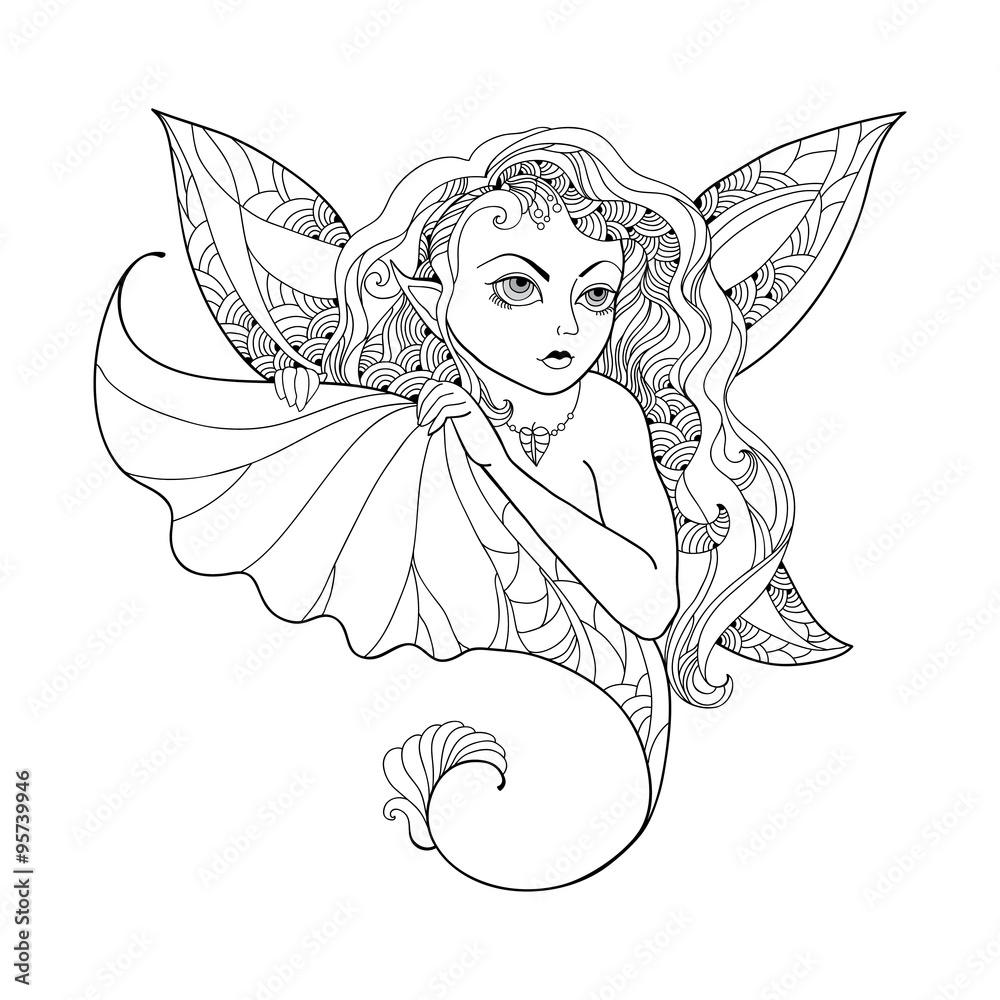Mythical Creatures Fairies Sketches