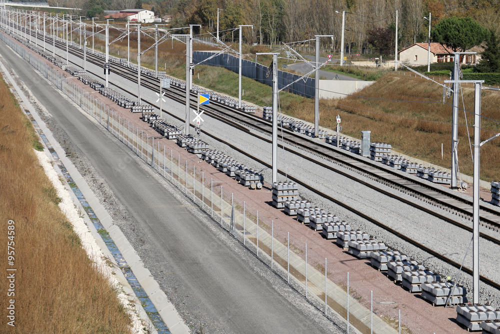 LGV SEA Construction ligne à grande vitesse Sud Europe Atlantique Paris ...