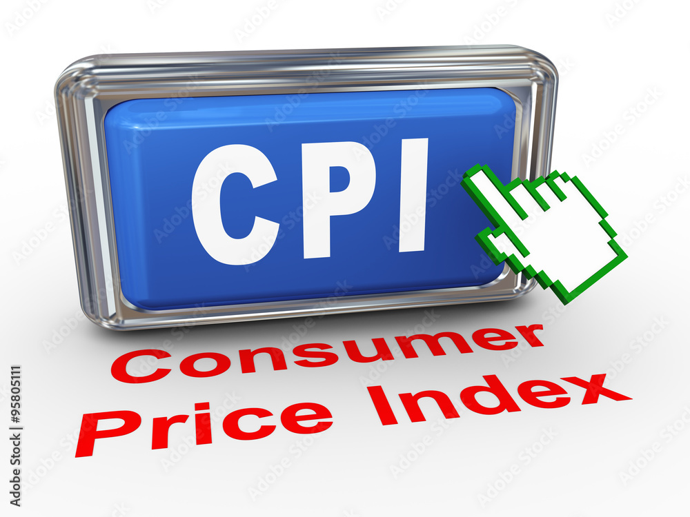 3d hand cursor cpi button Stock-Illustration | Adobe Stock