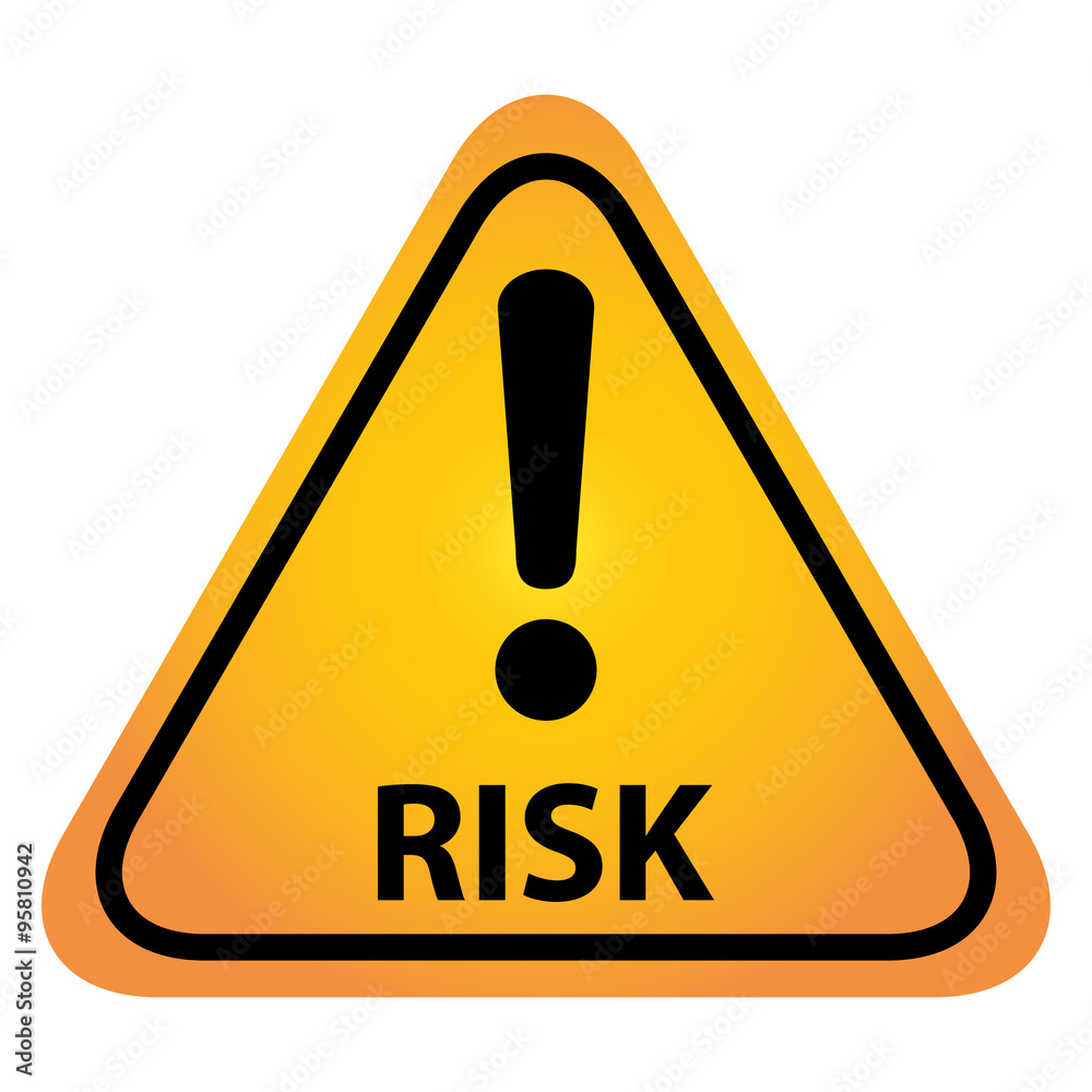 Risk danger sign Stock Illustration | Adobe Stock