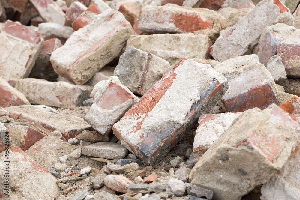 Building rubble / Building rubble and stones Stock Photo | Adobe Stock