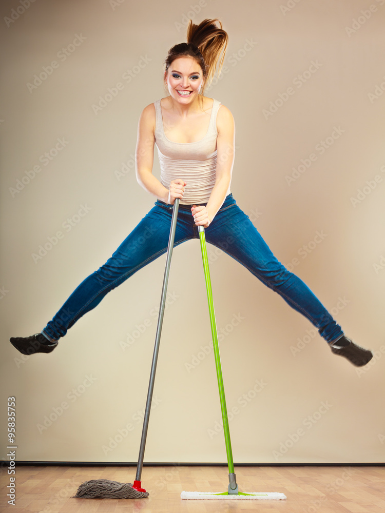 Mopping Floor Funny