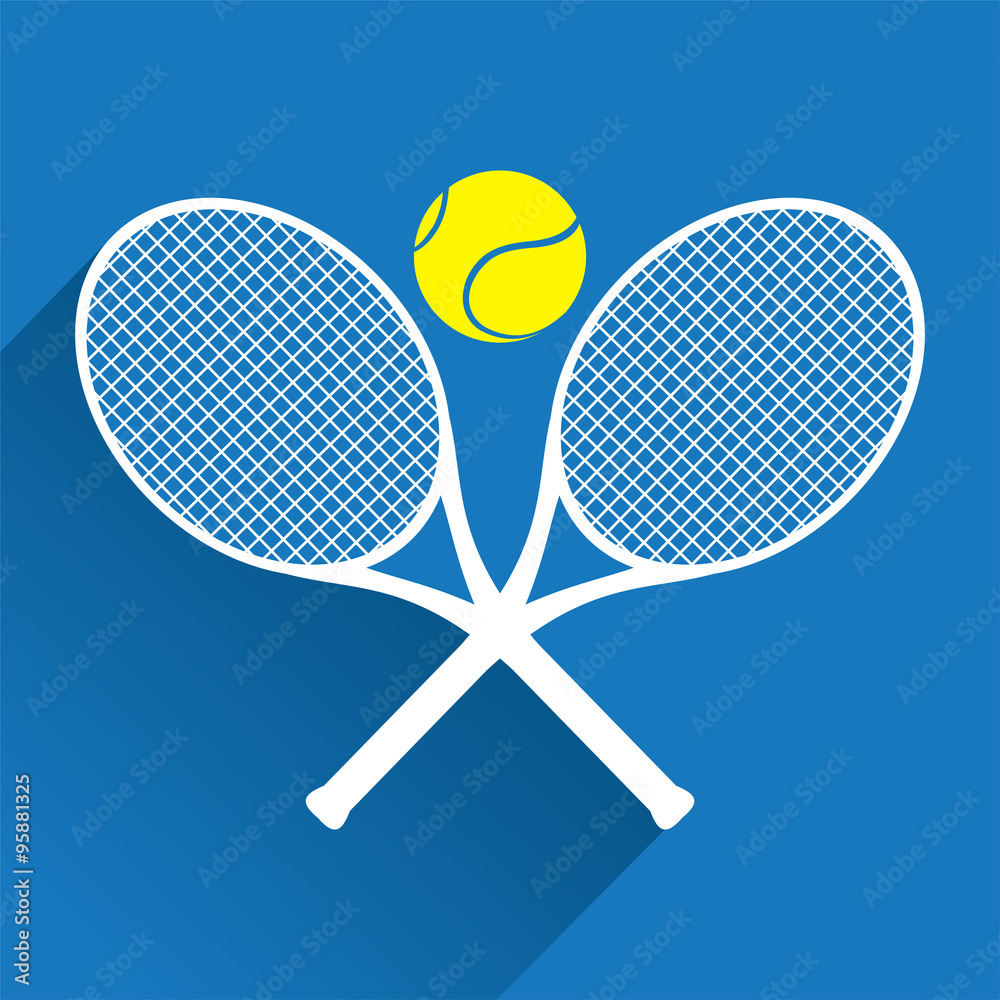 nice tennis symbol Stock Vector | Adobe Stock