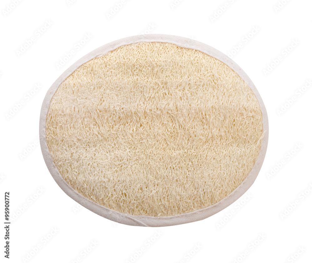 body scrub and clean skin, isolated on white background (clipping path ...