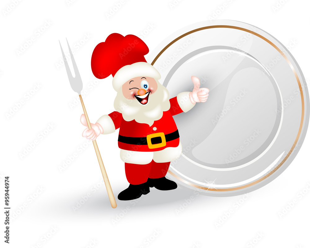 Eating Christmas Dinner Cartoon