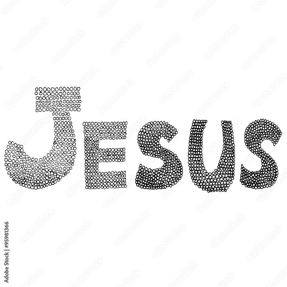 Jesus Name In Cursive