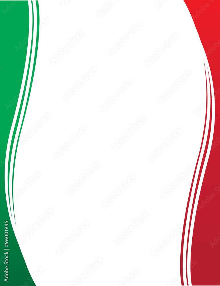 Mexican Flag Border Background Stock Vector | Adobe Stock