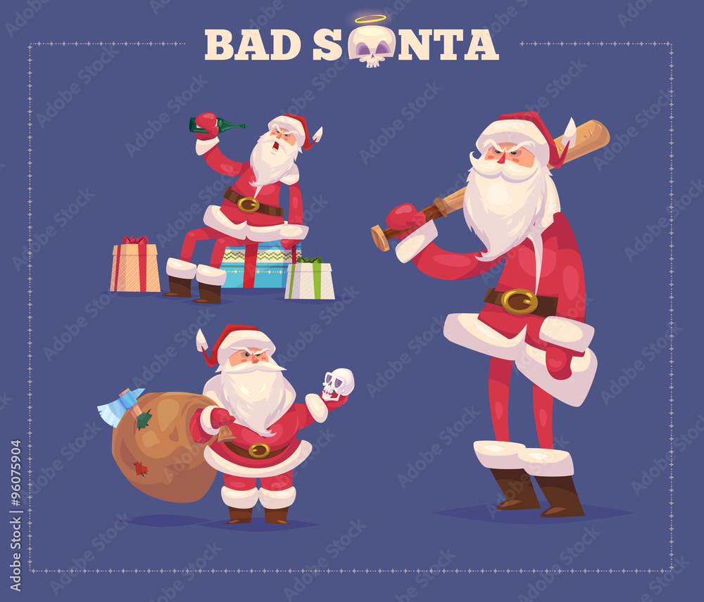 Badder Santa Poster