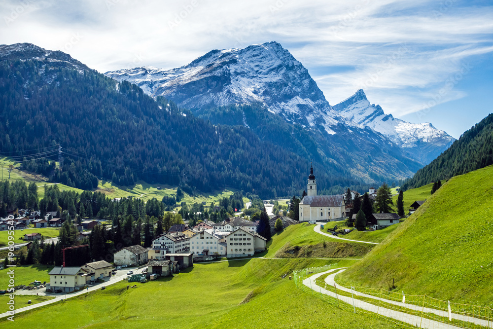 Splügen, Schweiz Stock-Foto | Adobe Stock