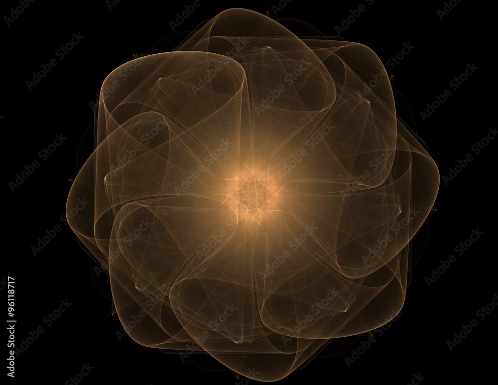 Abstract fractal patterns and shapes. Fractal texture for prints. Stock ...