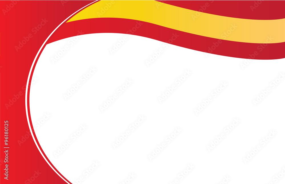 Spain Flag Border Background Stock Vector | Adobe Stock