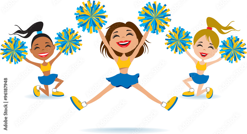 Team Spirit Cartoon