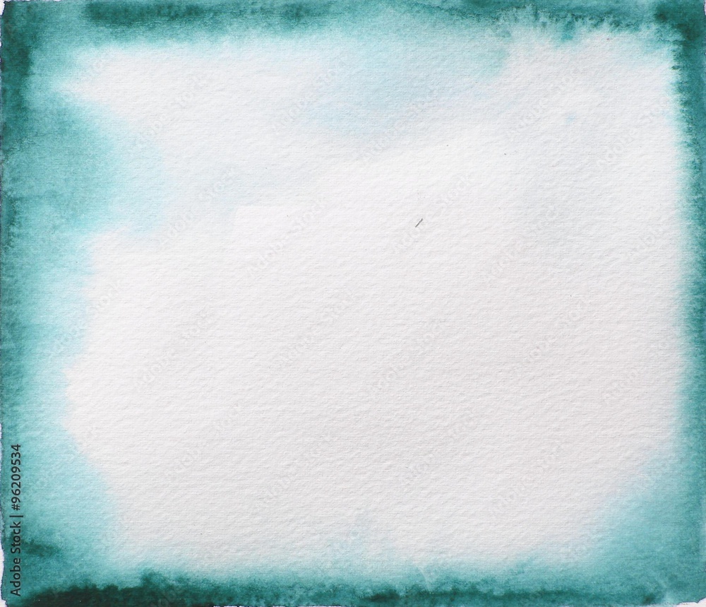 watercolor border wash design Stock Illustration | Adobe Stock