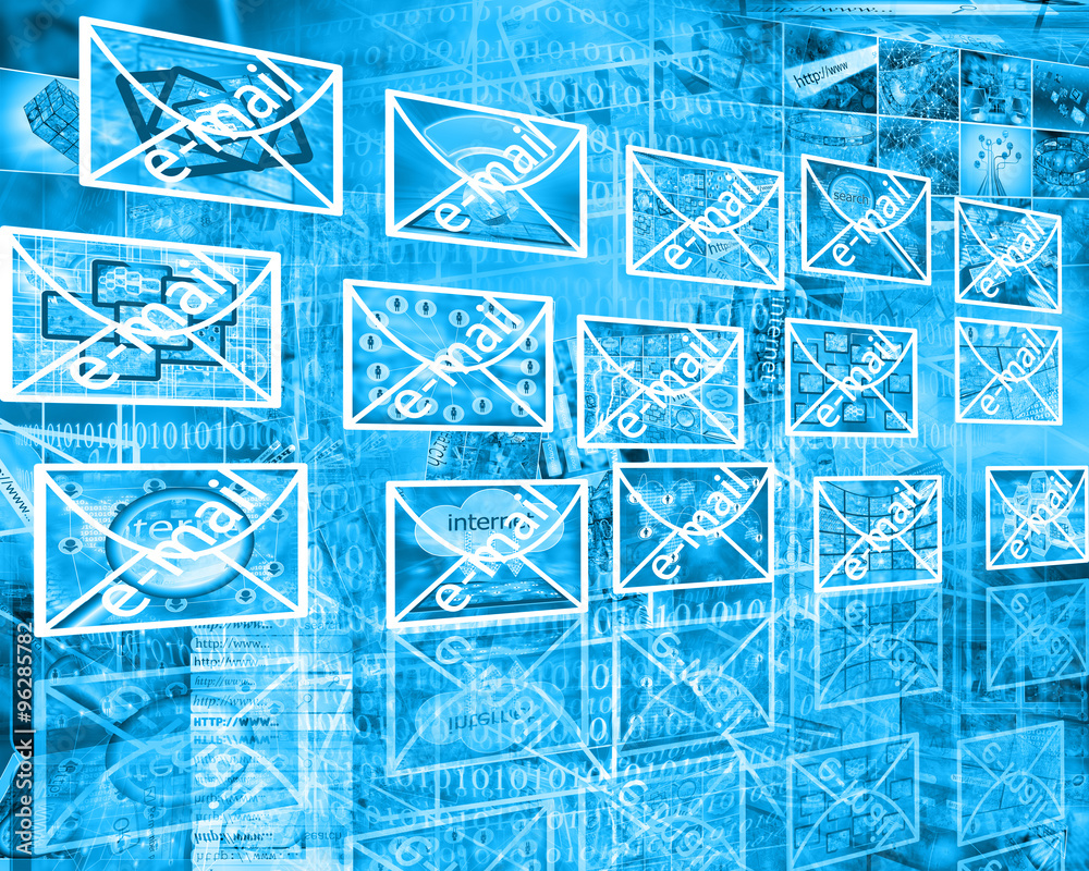 wall of messages Stock Illustration | Adobe Stock