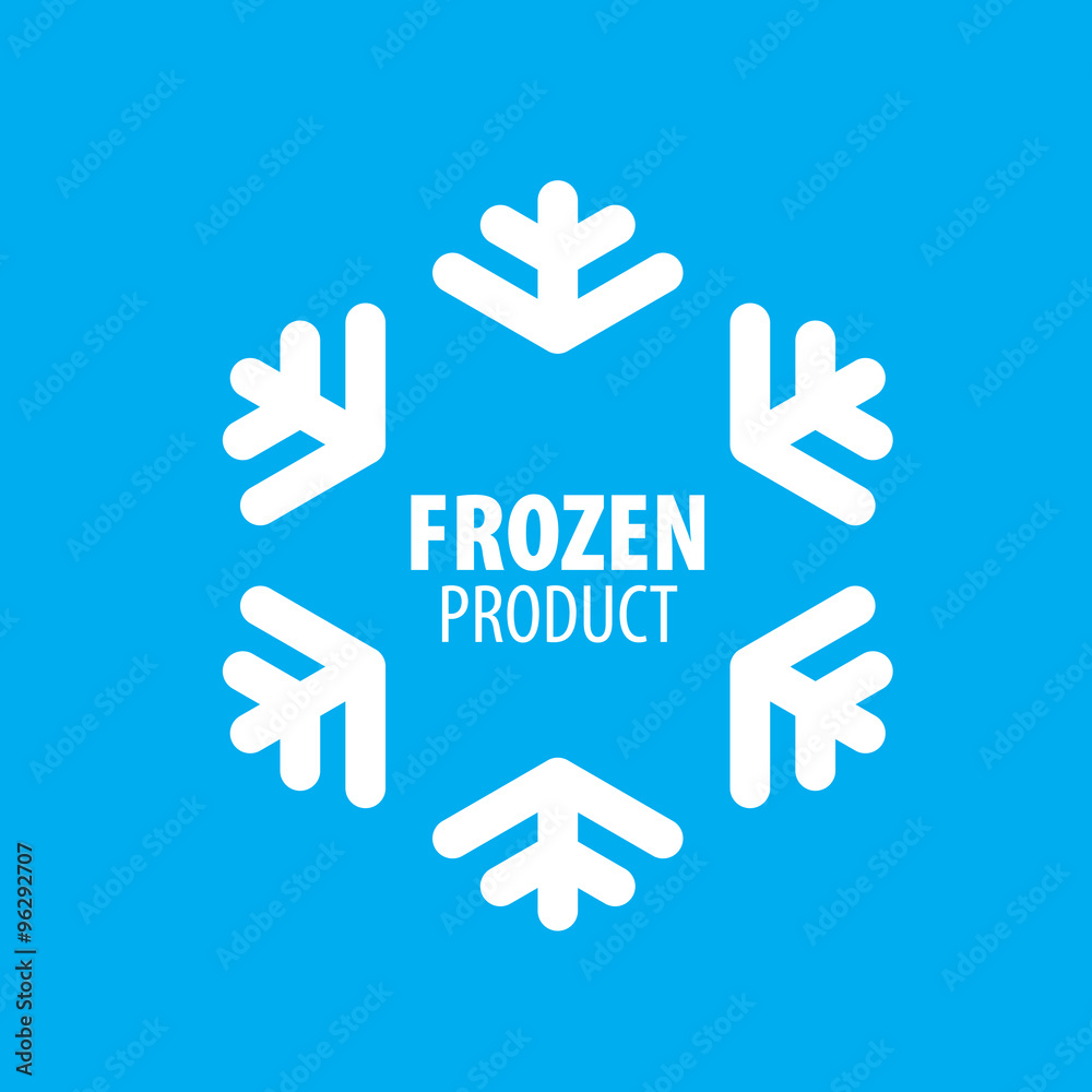 logo for frozen products Stock Vector | Adobe Stock